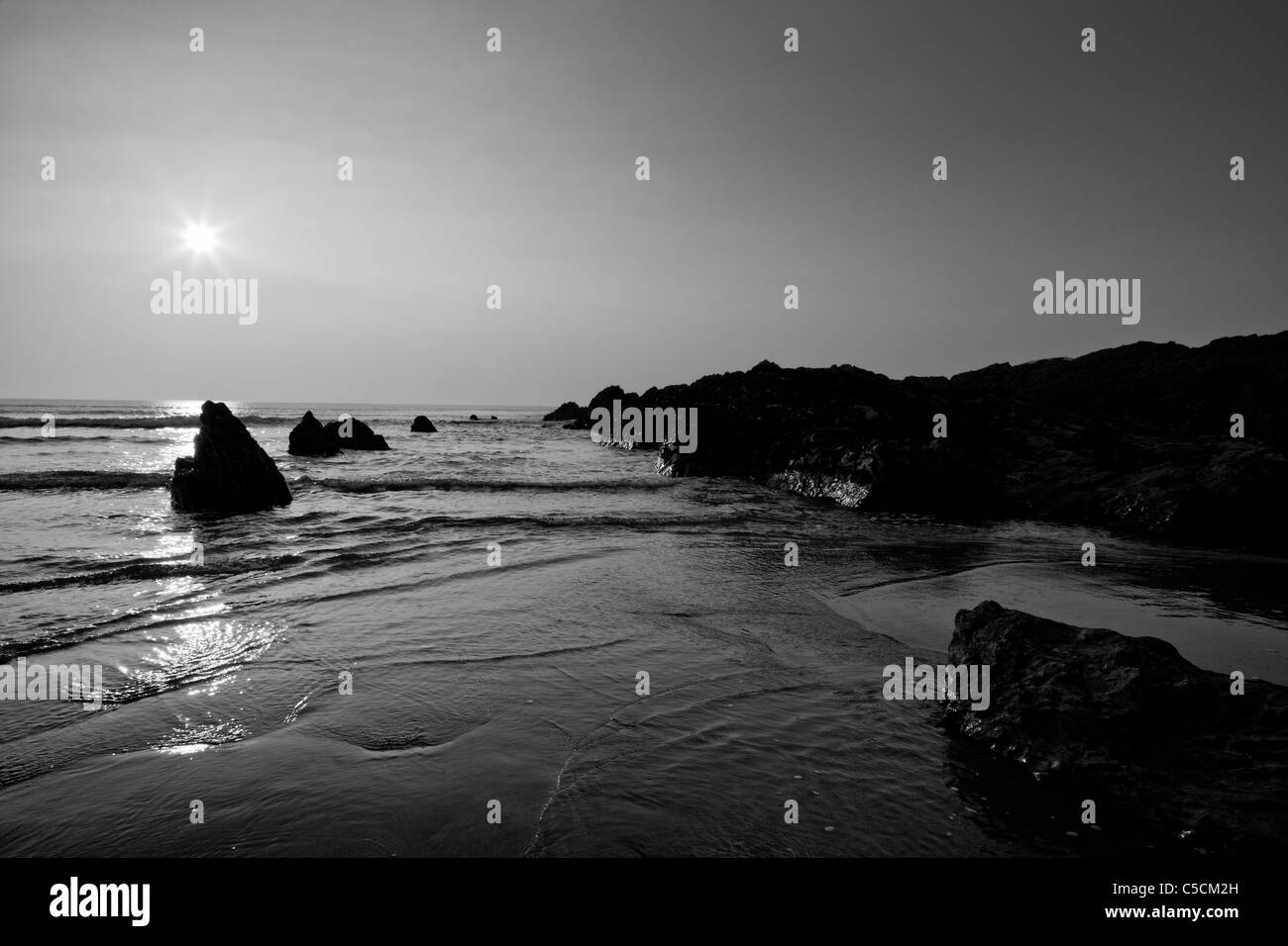 Ocean Views in North Devon Stock Photo - Alamy