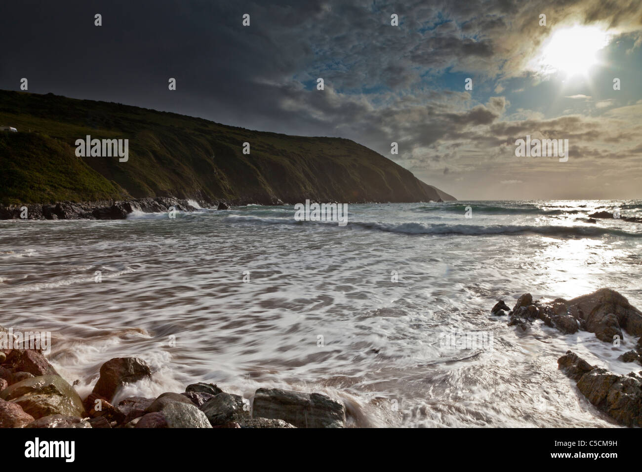 Ocean Views in North Devon Stock Photo - Alamy