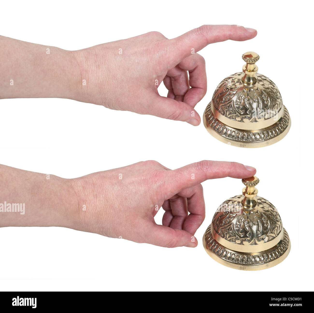 Tapping bell Cut Out Stock Images & Pictures - Alamy