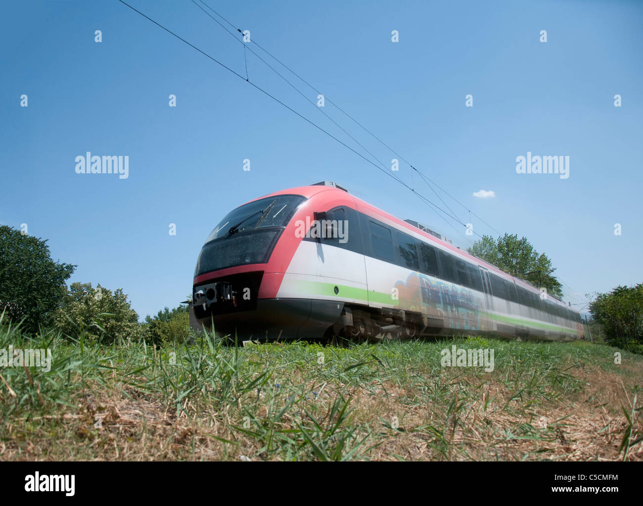 Fast electric train hi-res stock photography and images - Alamy