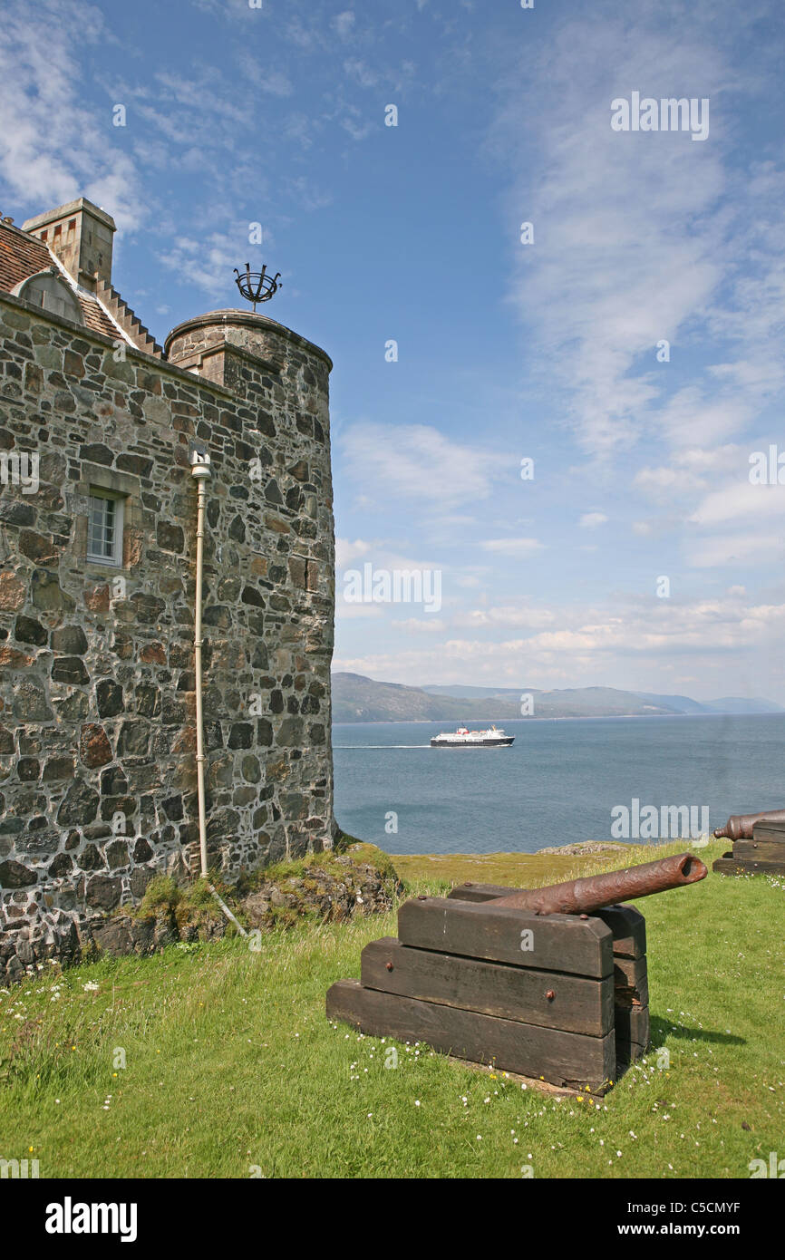 Duart Castle, home of Sir Lachlan Maclean and the Maclean clan Stock ...