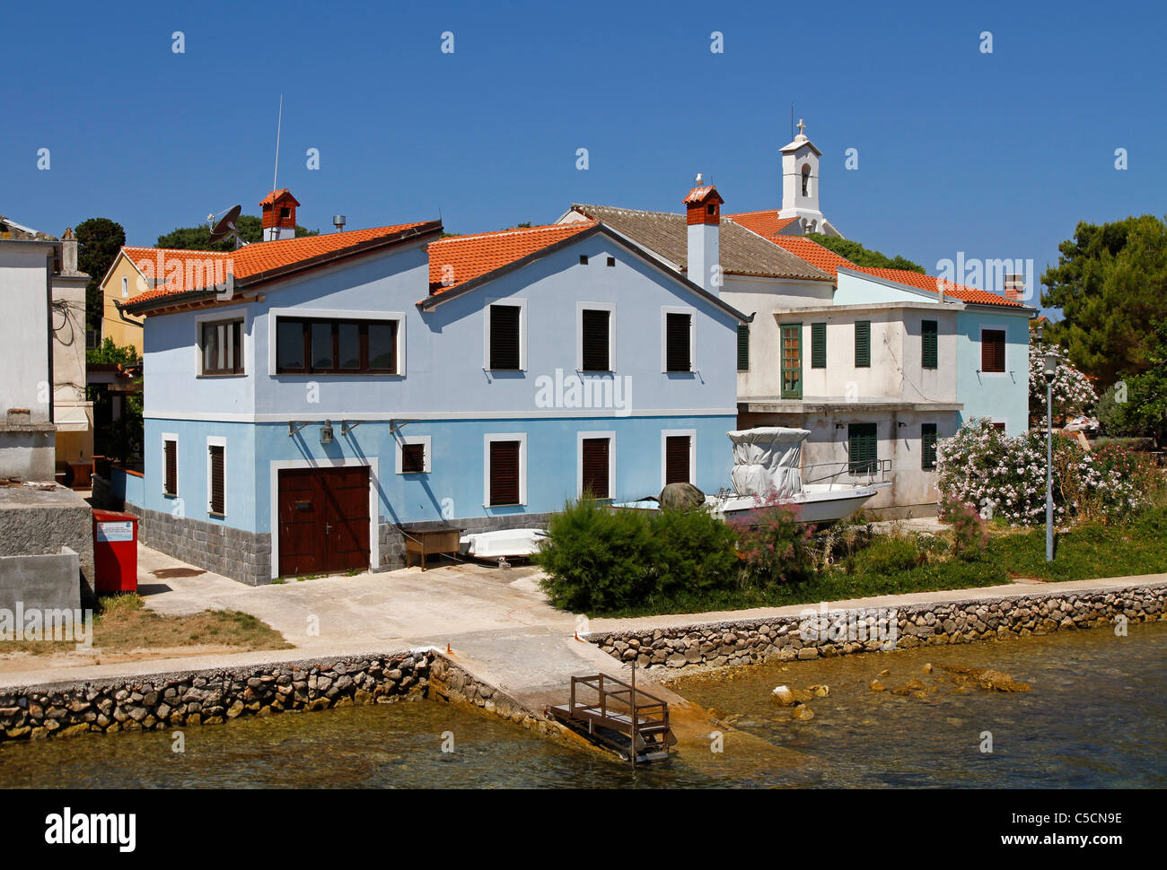 Ilovik port, Croatia Stock Photo - Alamy