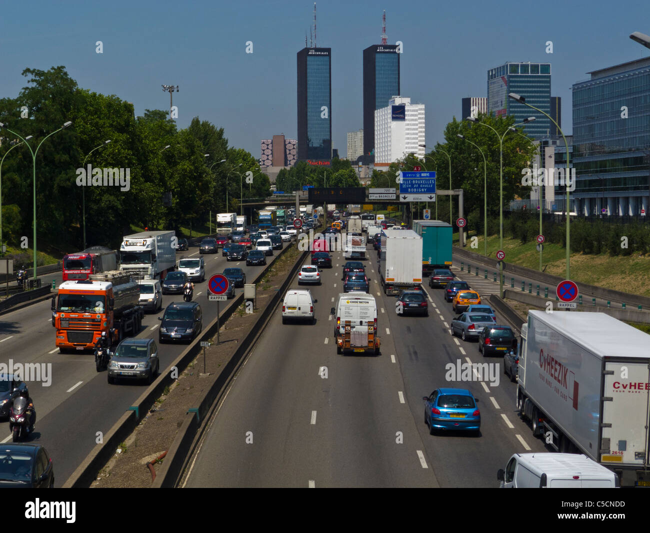 Paris france ring road highway hi-res stock photography and images - Alamy