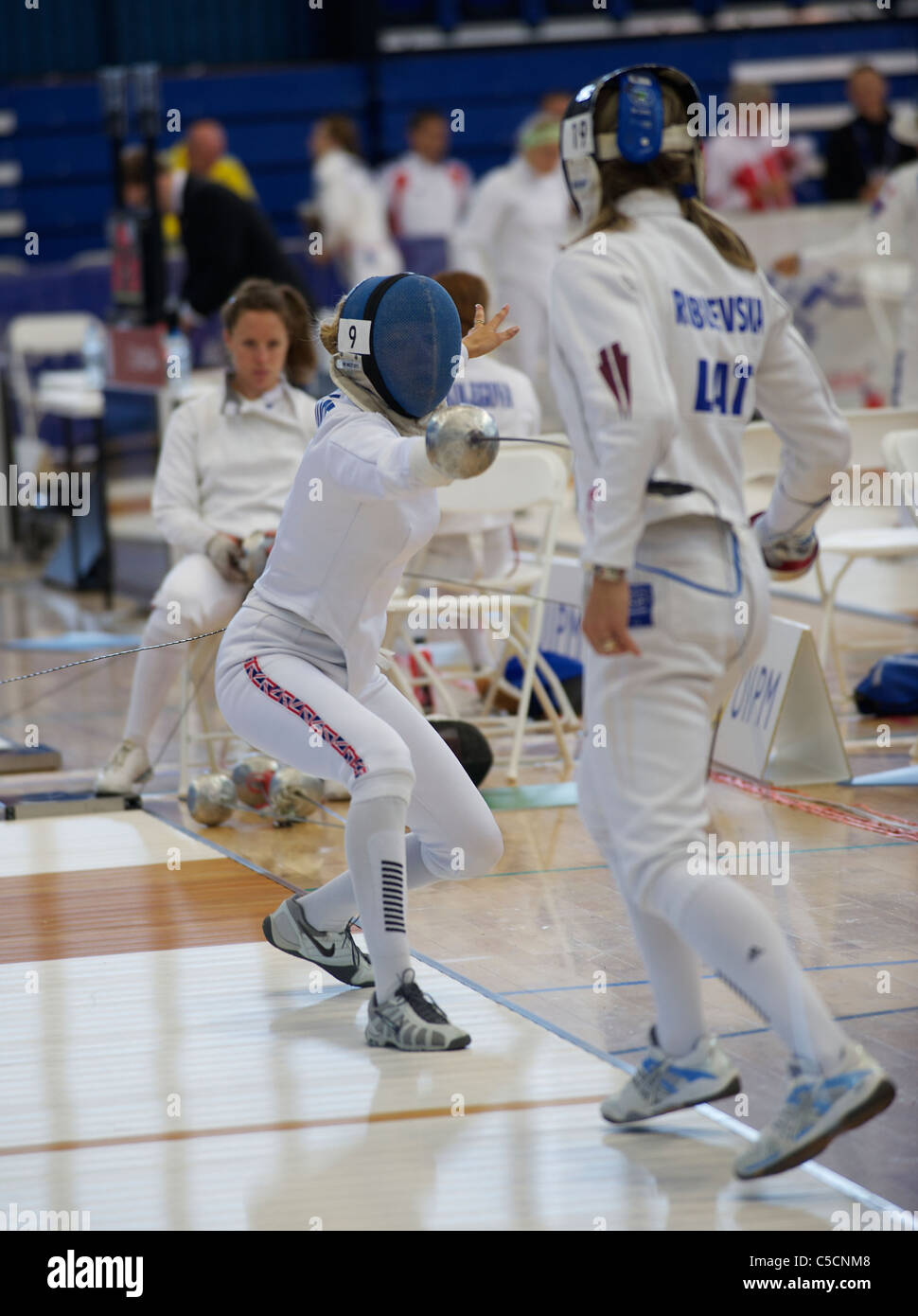 Modern Pentathlon World Cup Final fencing, Freyja Prentice (GBR) v ...