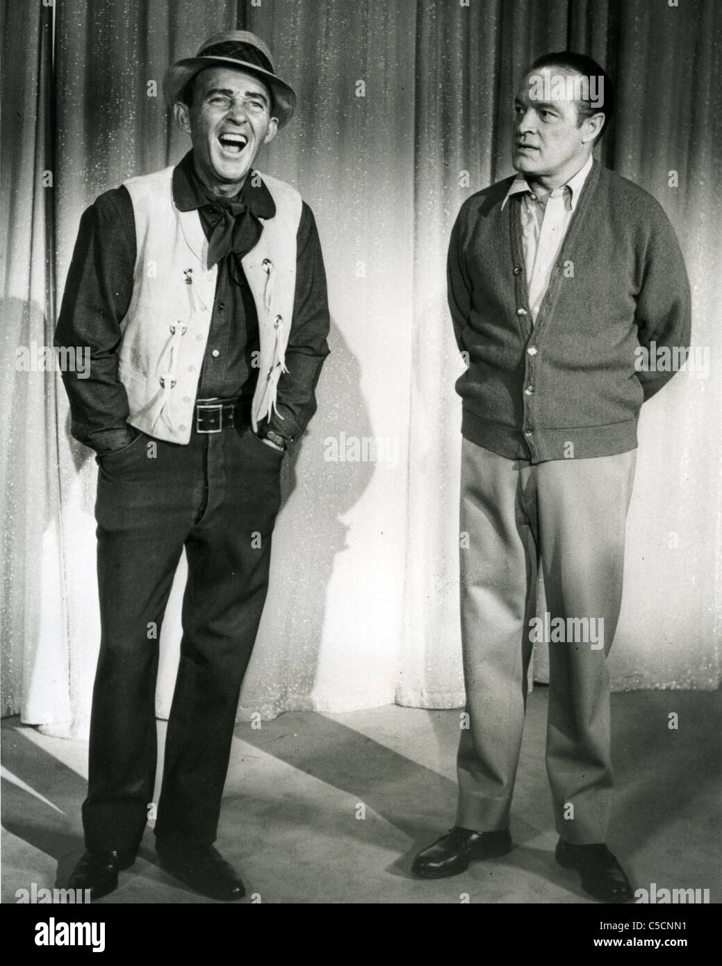 BING CROSBY at left with Bob Hope Stock Photo - Alamy