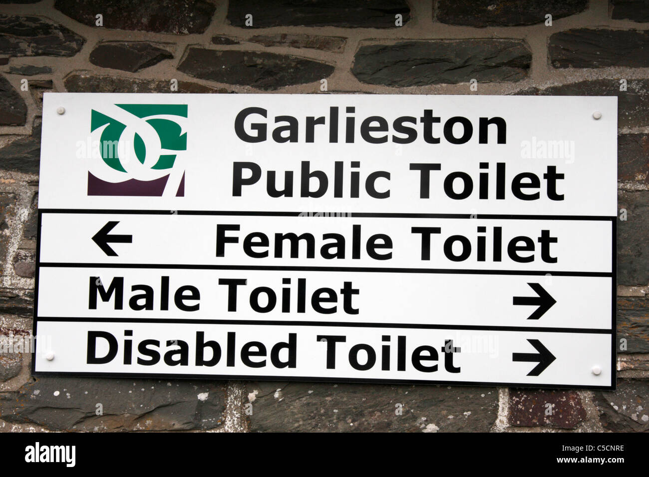 Public toilet sign Stock Photo - Alamy