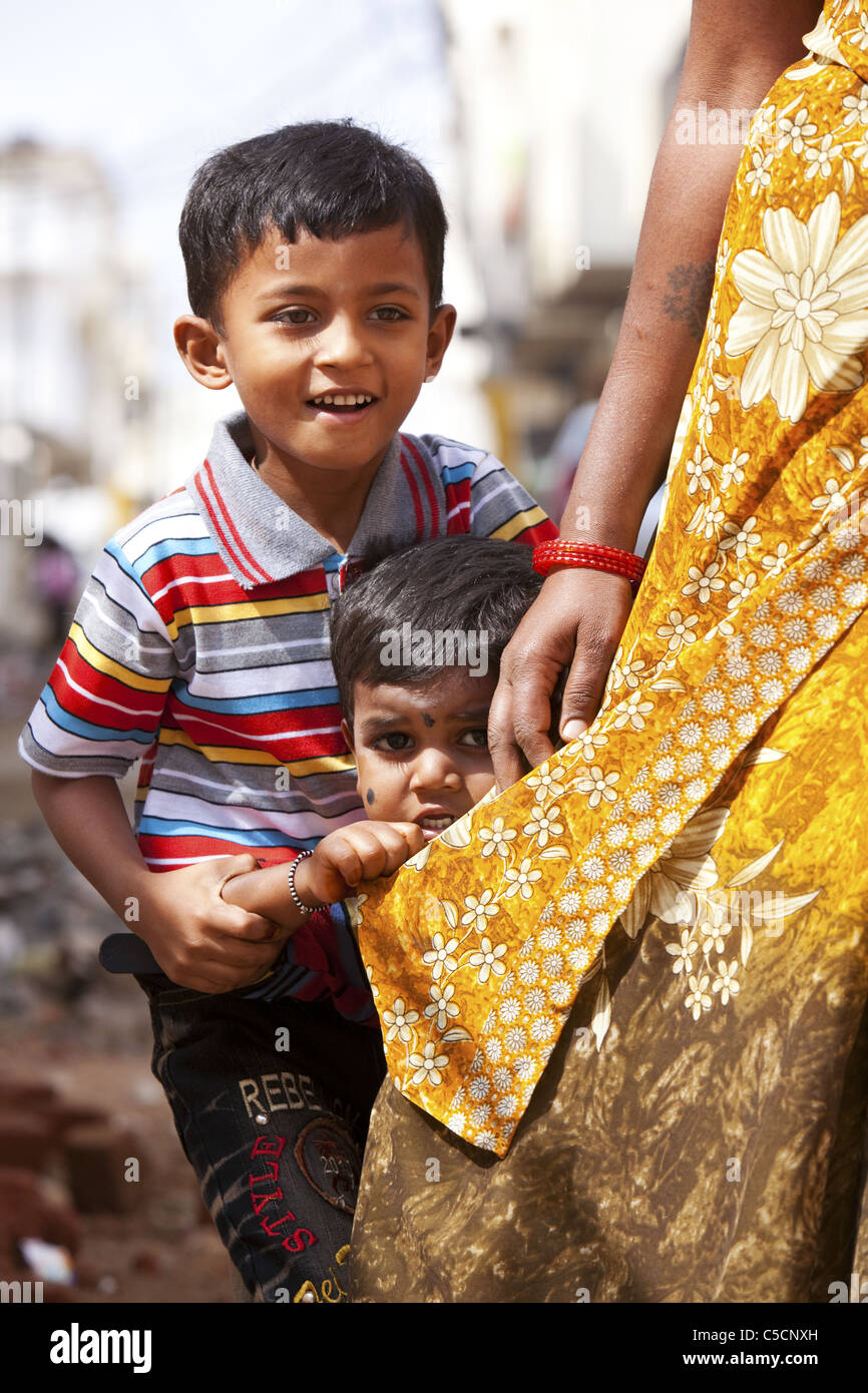 Rural children india hi-res stock photography and images - Alamy