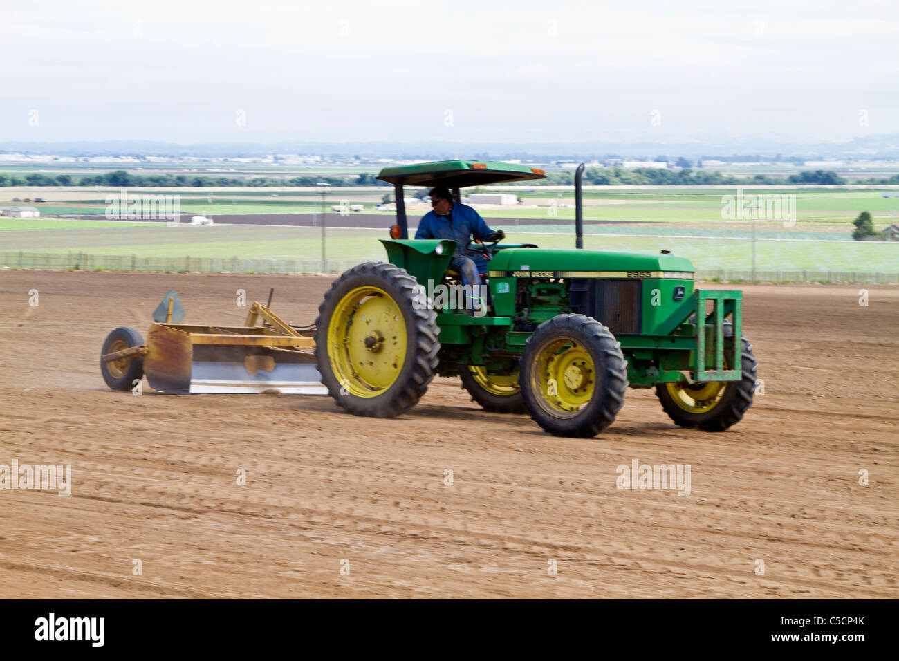 Dry land tractor lines hi-res stock photography and images - Alamy
