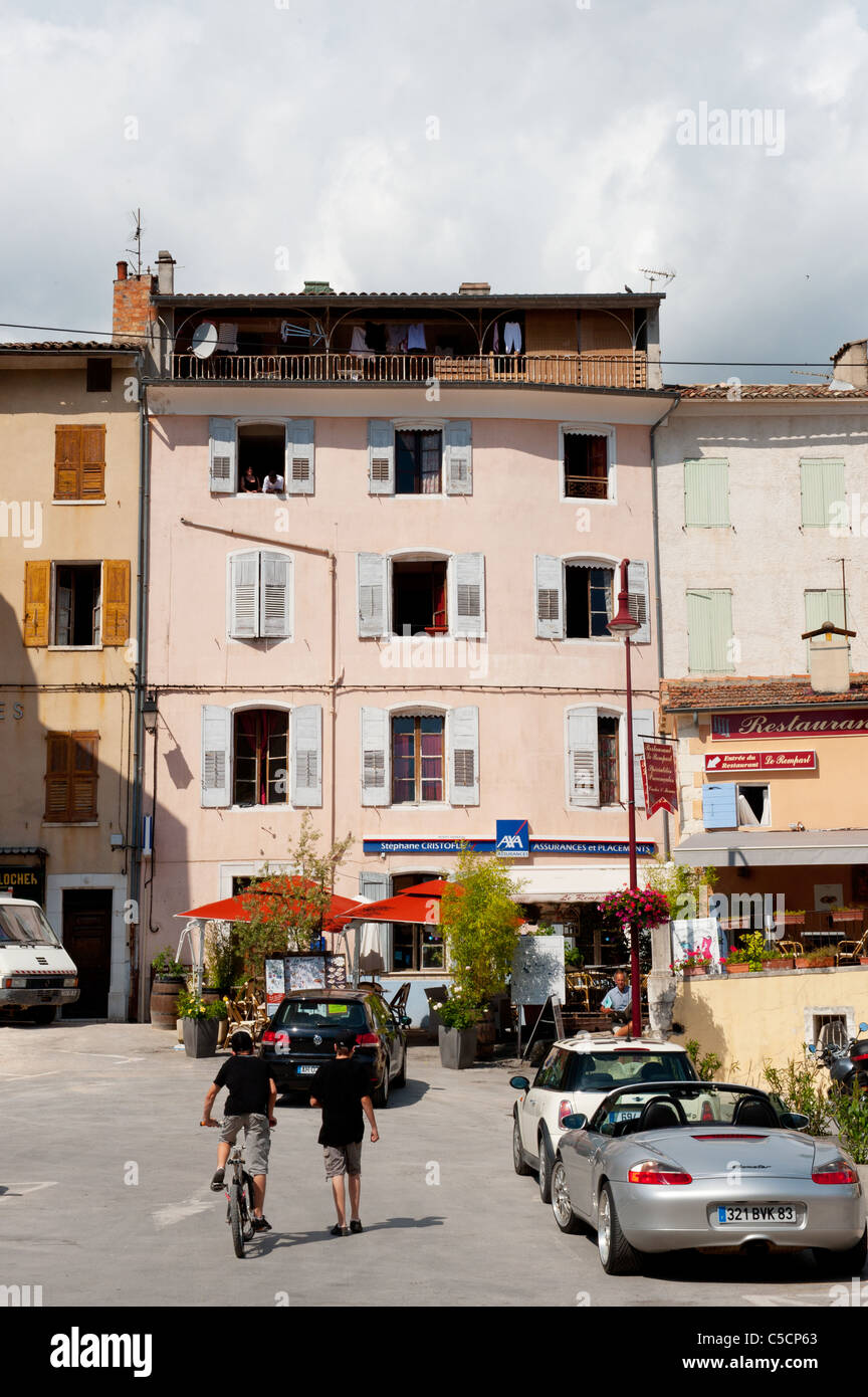 Village Riez in South-France in the Provence Stock Photo - Alamy