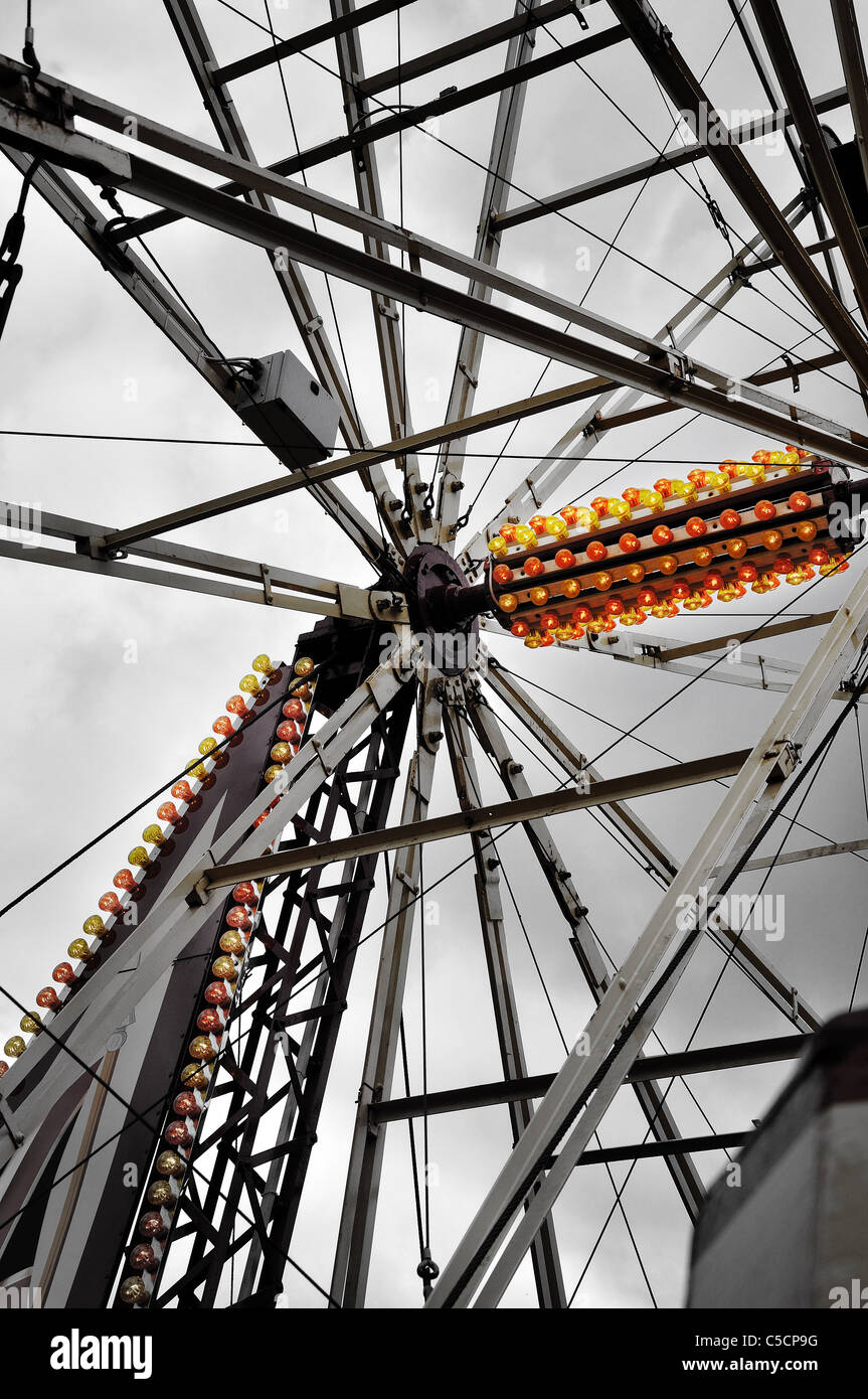 Ferris wheel lights fair ground Stock Photo - Alamy