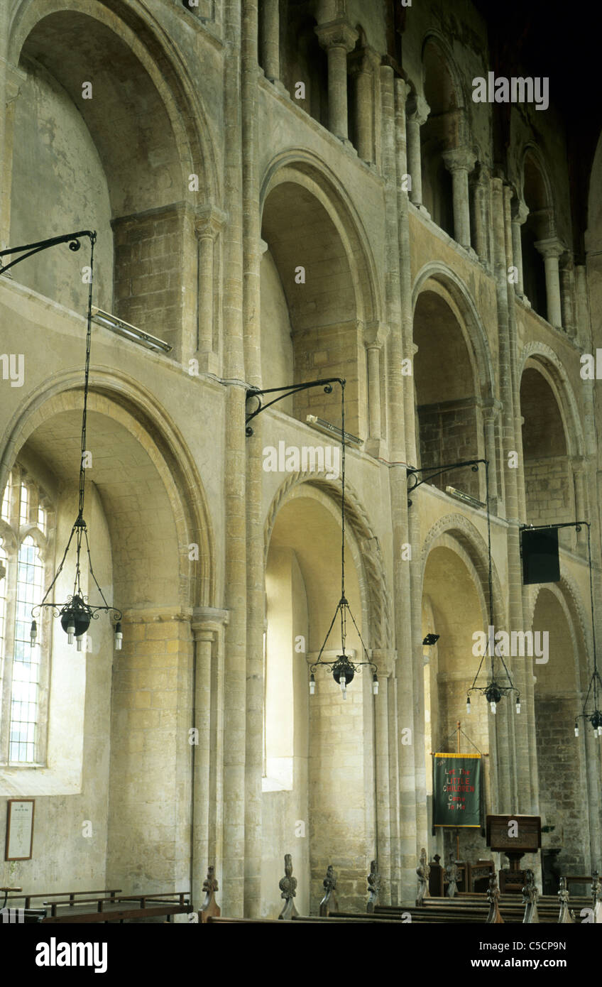 Norman nave naves hi-res stock photography and images - Alamy