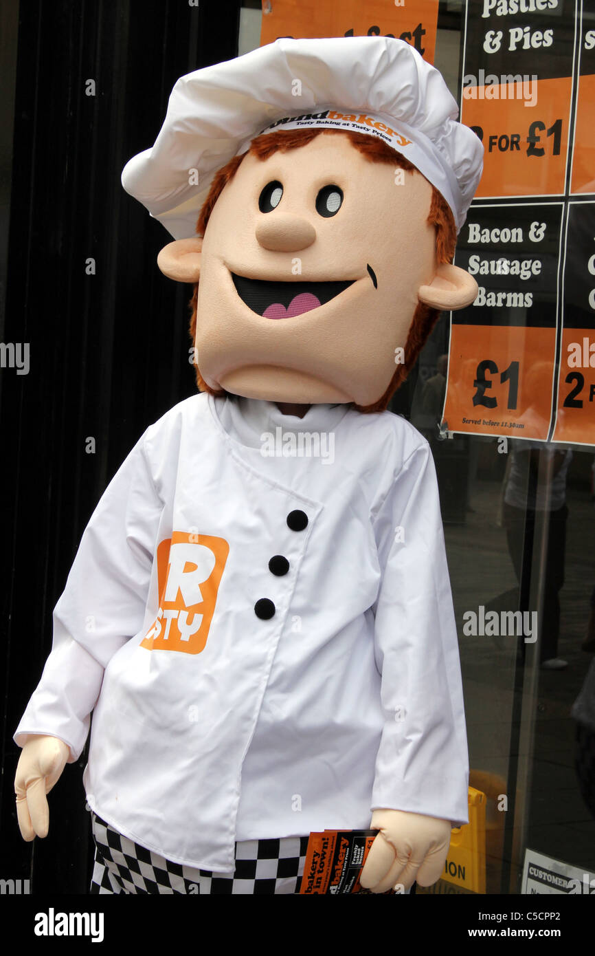 Baker Chef in costume Stock Photo - Alamy