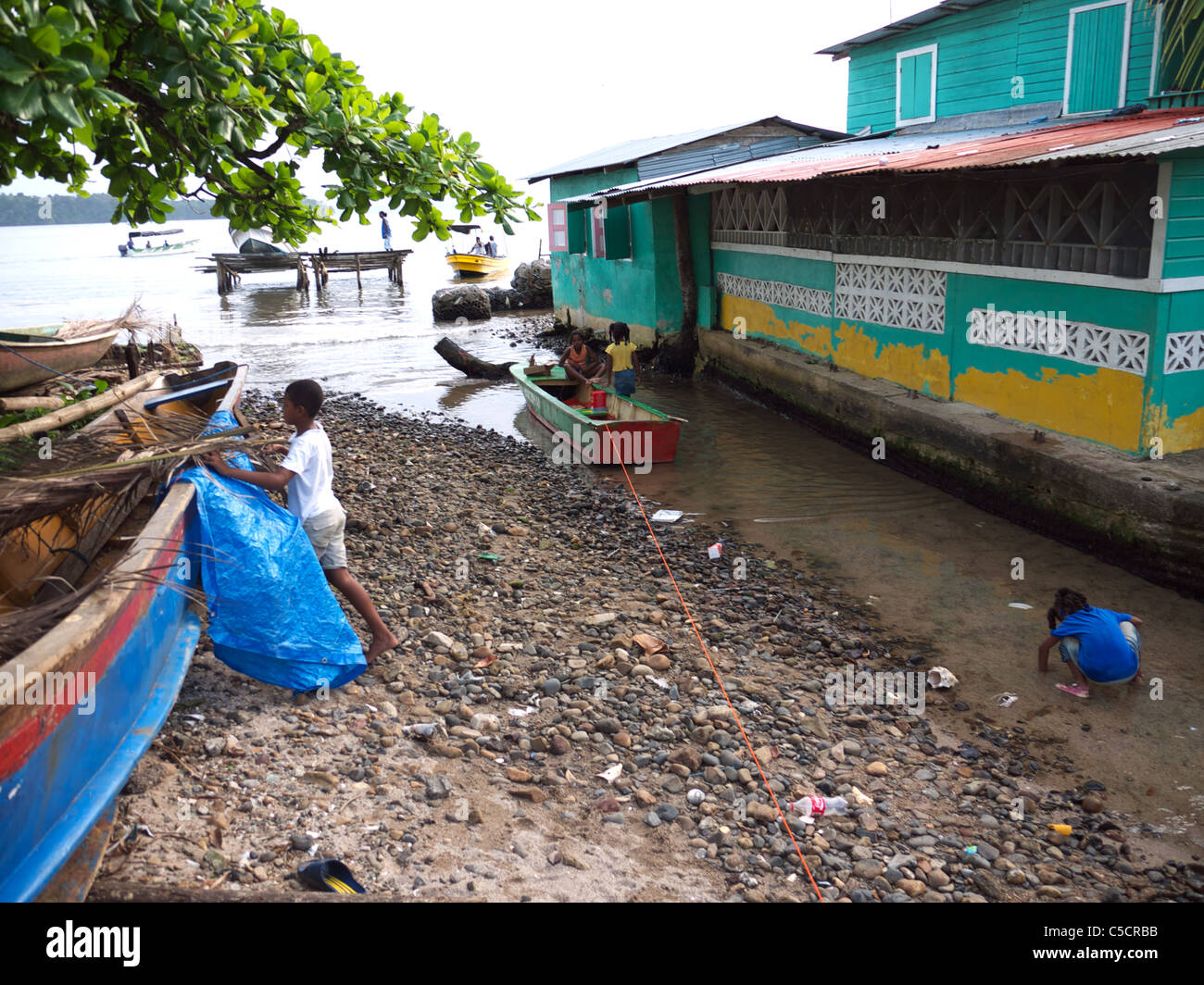Tropical island bastimentos in panama hi-res stock photography and ...