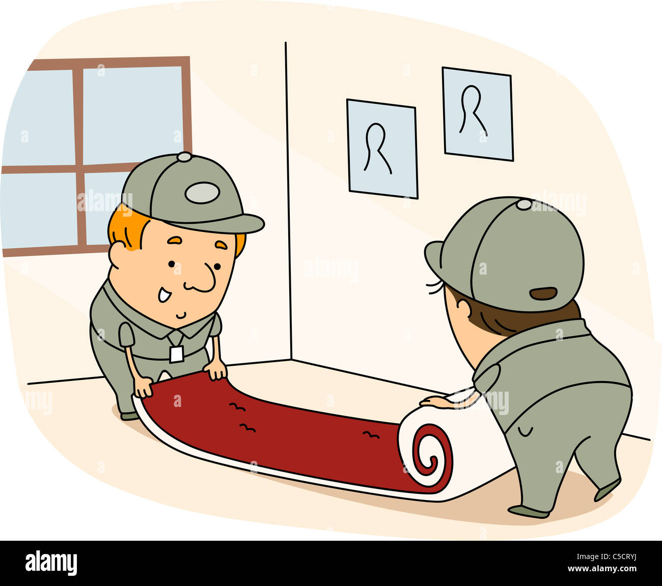 Carpet Installer Cartoon Carpet For Glasgow | Sam's Carpets And