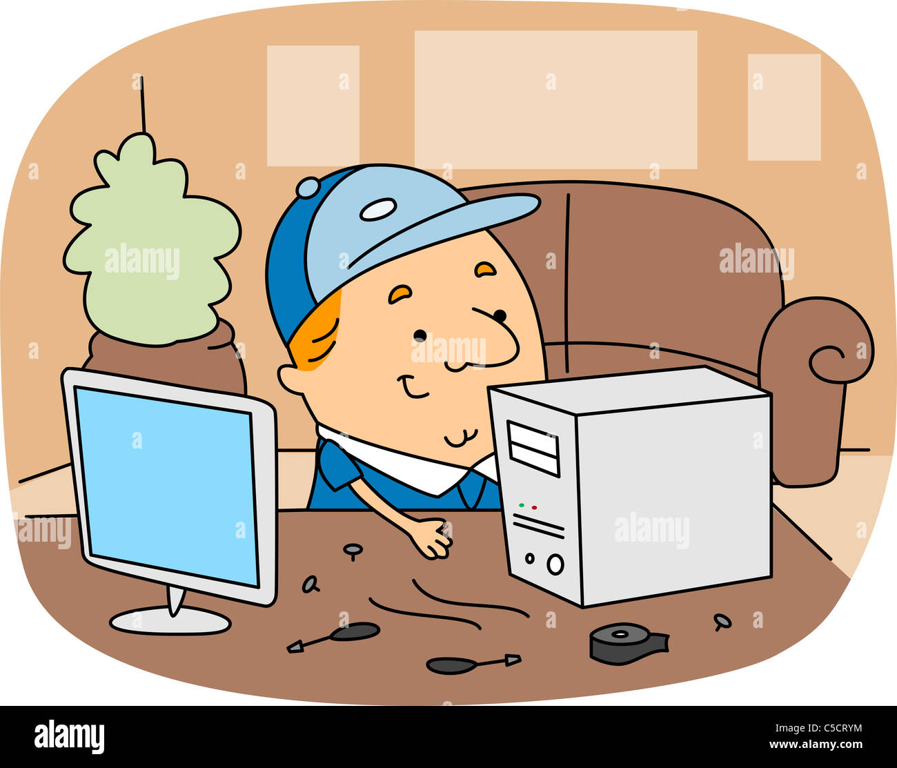 Computer Technician Clip Art