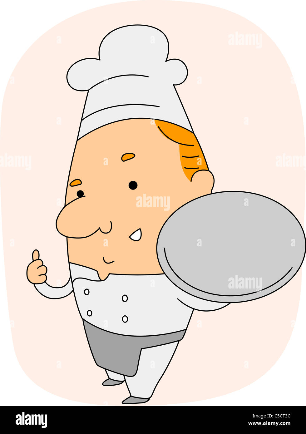 Cartoon empty plate hi-res stock photography and images - Alamy