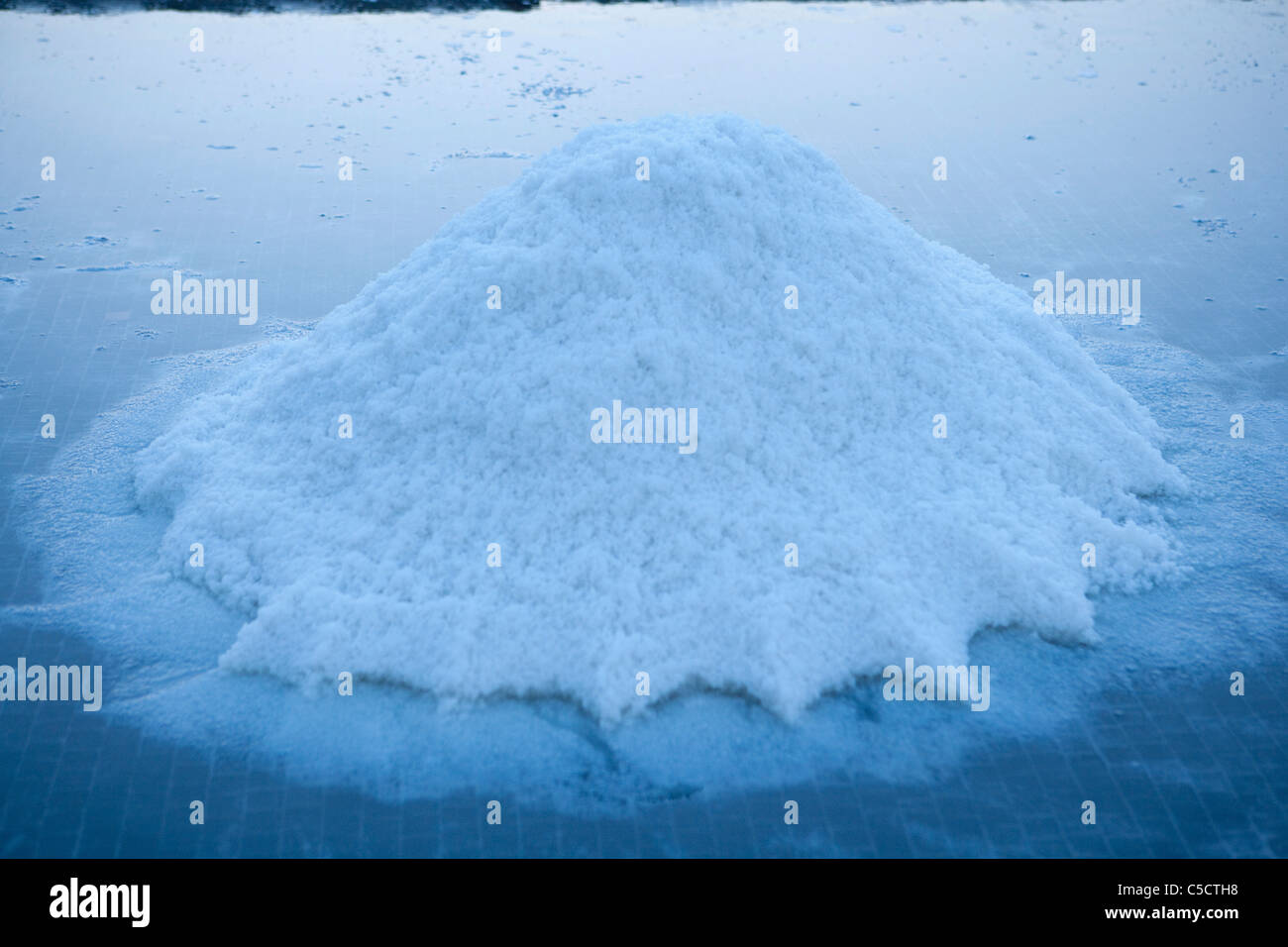 closeup of piling salt Stock Photo - Alamy