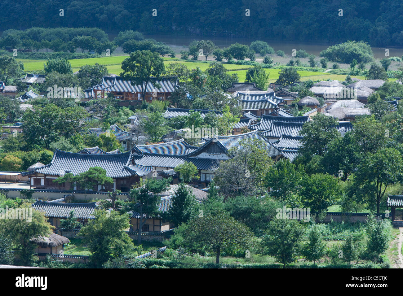 Korean traditional rural scenery Stock Photo - Alamy