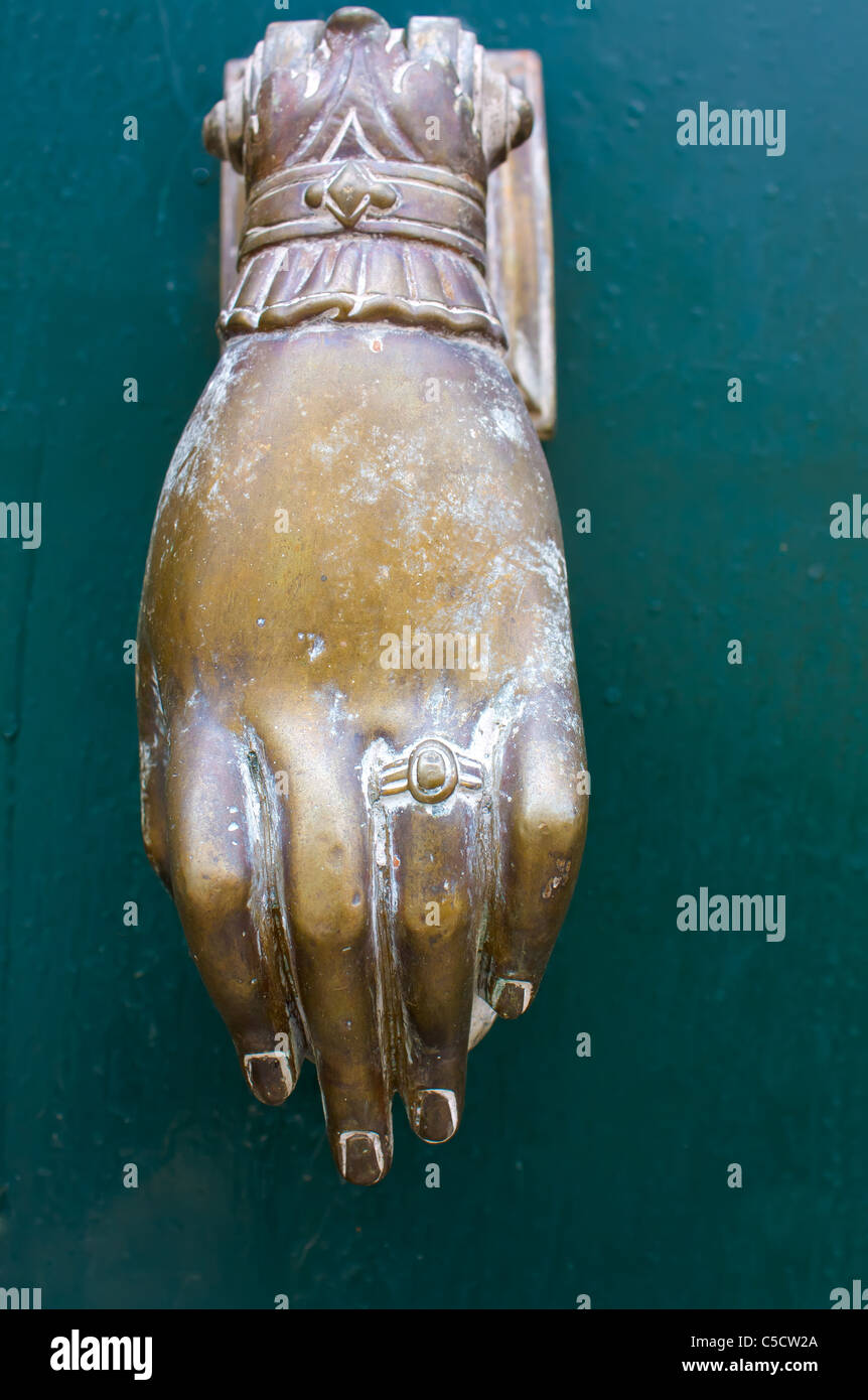 Hand shaped door handle hi-res stock photography and images - Alamy