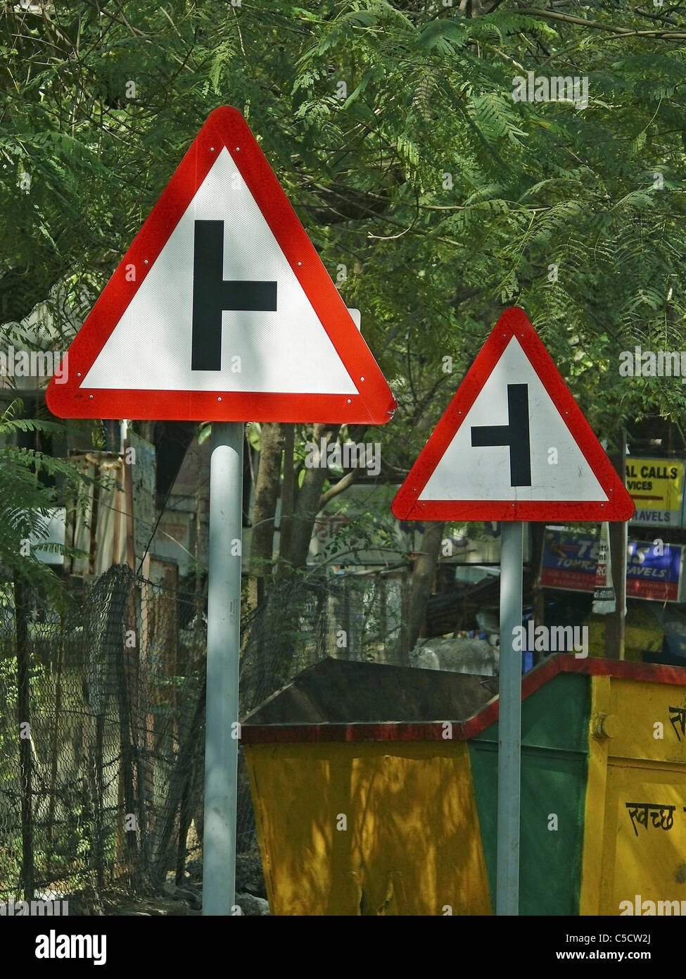 Side Road Ahead Sign