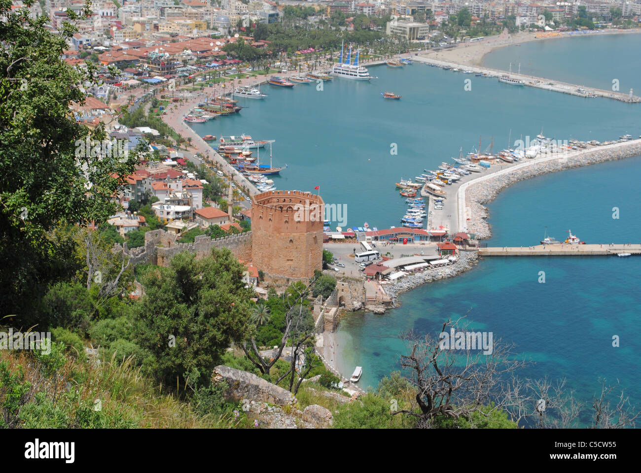 docks in Alanya,Turkey Stock Photo - Alamy