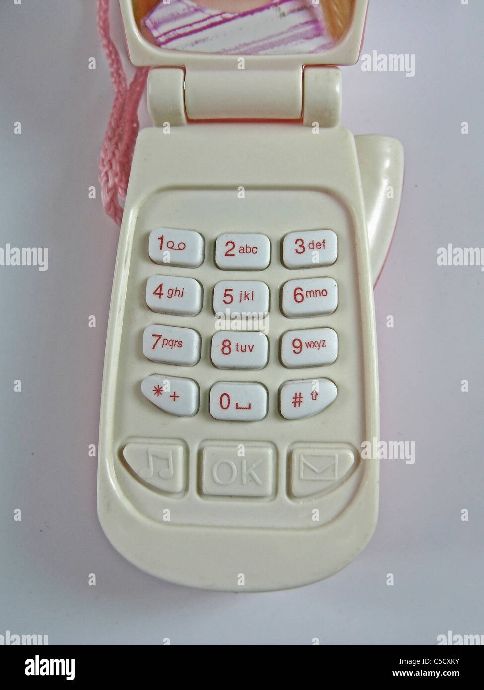Toy mobile phone Stock Photo - Alamy