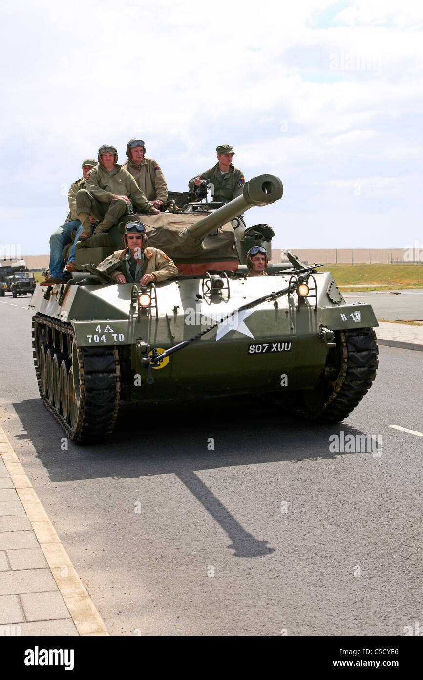 WW2 US Army Hellcat tank of the 66th Infantry Unit Stock Photo - Alamy