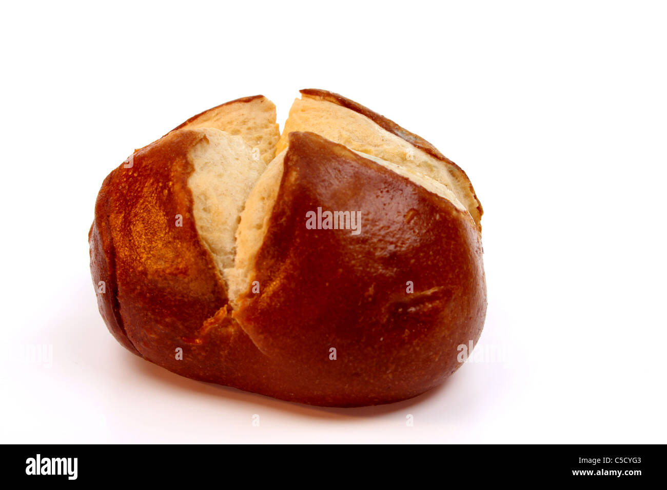 Bread and buns isolated against a white background Stock Photo - Alamy
