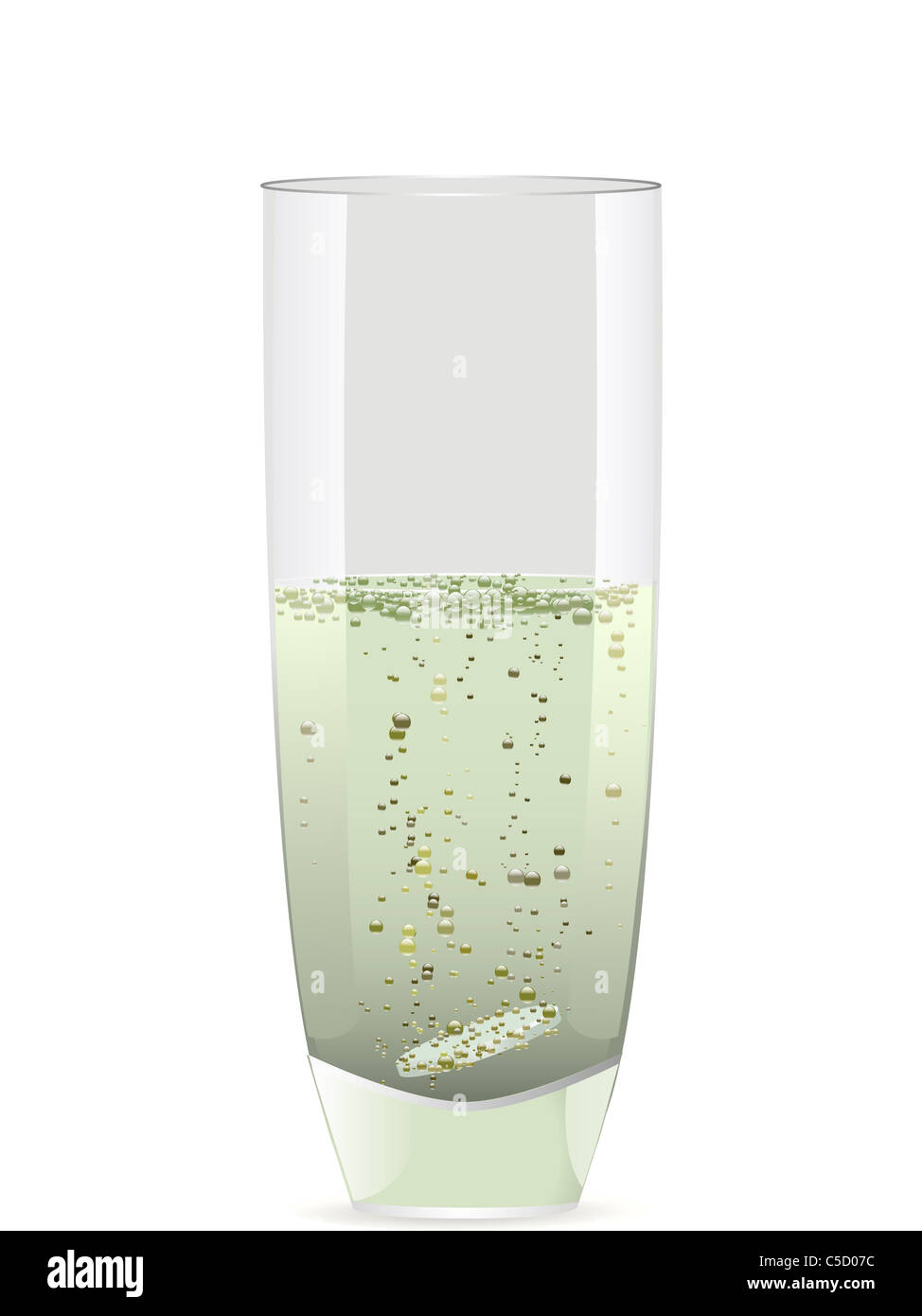 Glass beaker with tablet dissolving in water Stock Photo - Alamy