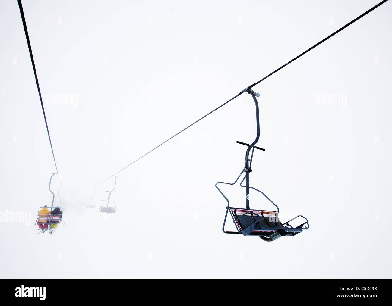 Chair lift view hi-res stock photography and images - Alamy