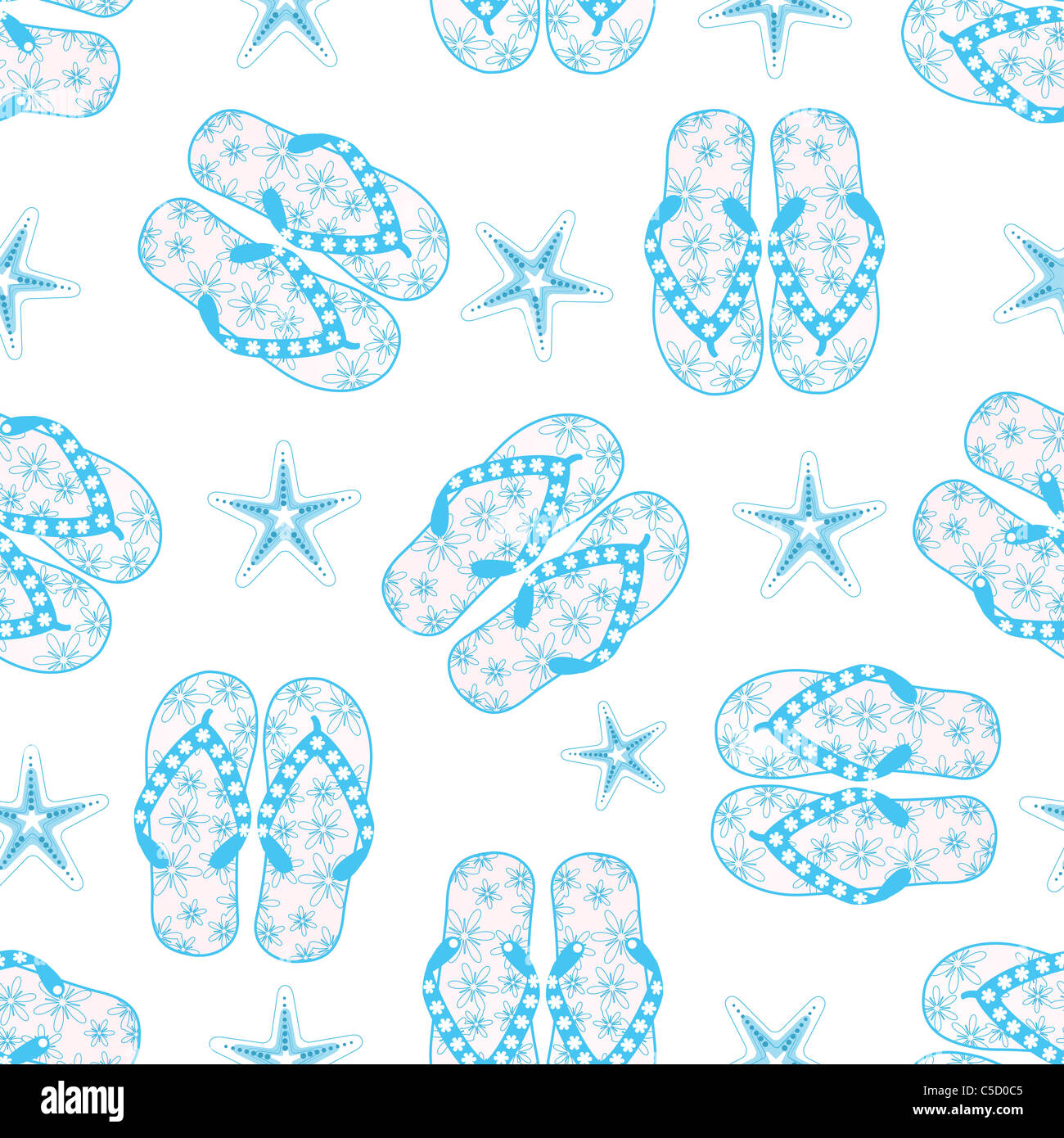 Flip flop pattern seamless hi-res stock photography and images - Alamy