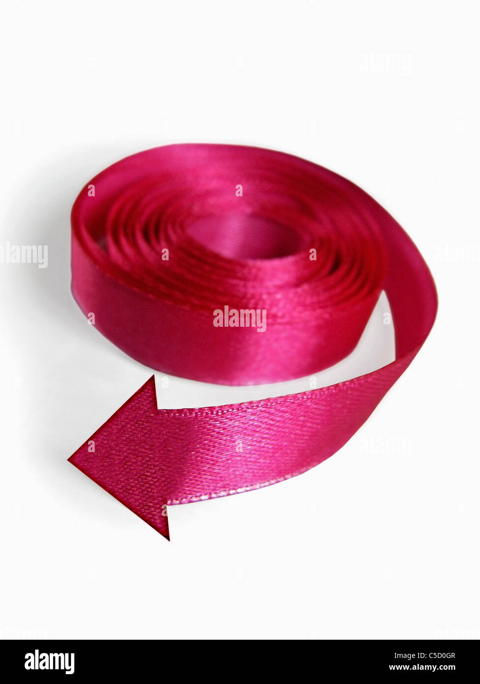 Arrow and ribbon Cut Out Stock Images & Pictures - Alamy