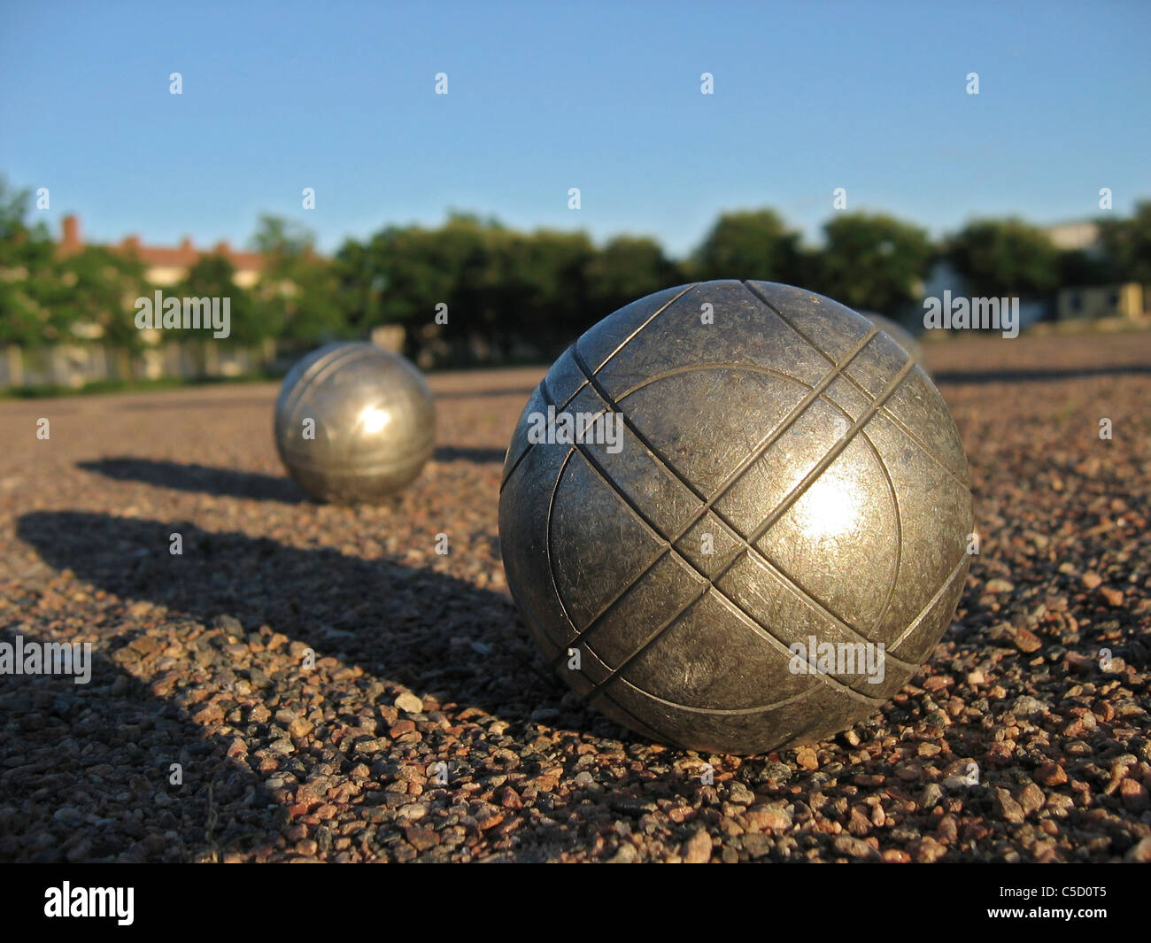 Close up game of boules hi-res stock photography and images - Alamy