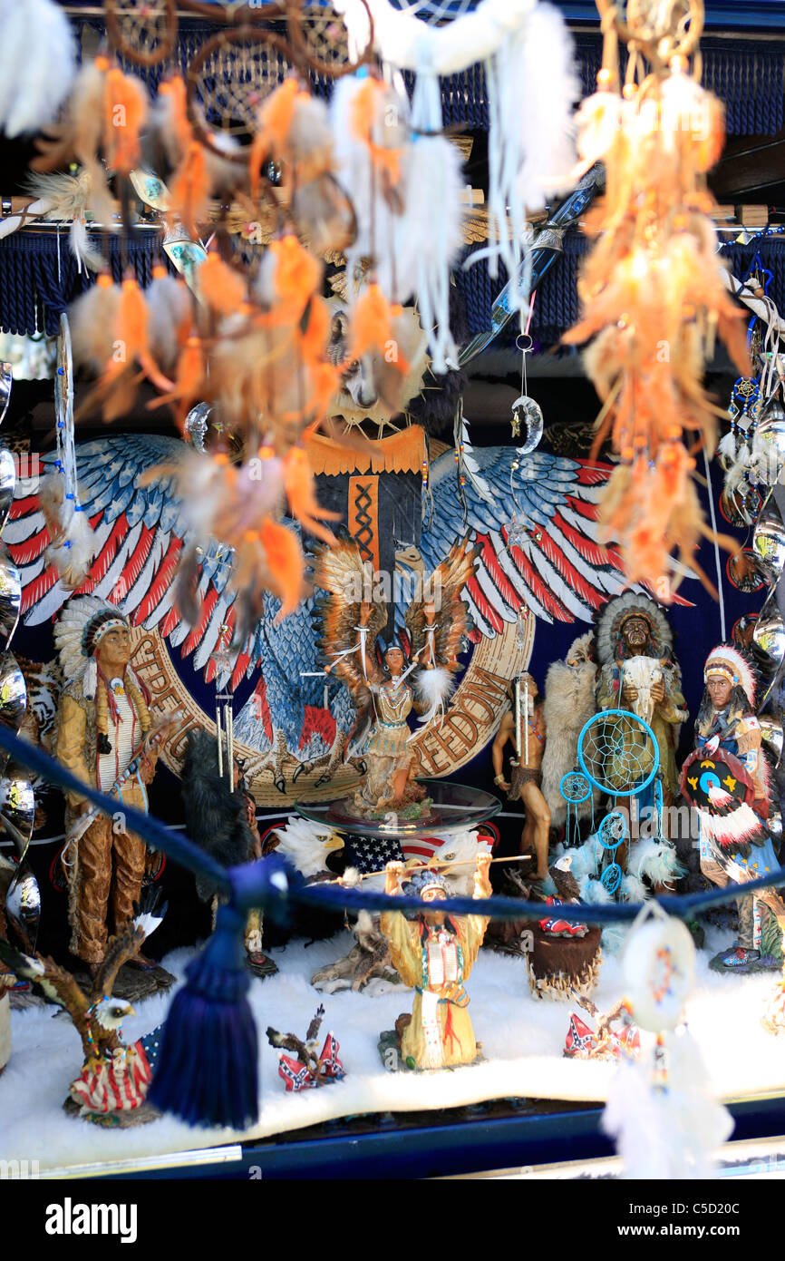 Native American Indian display at a cultural event Stock Photo - Alamy