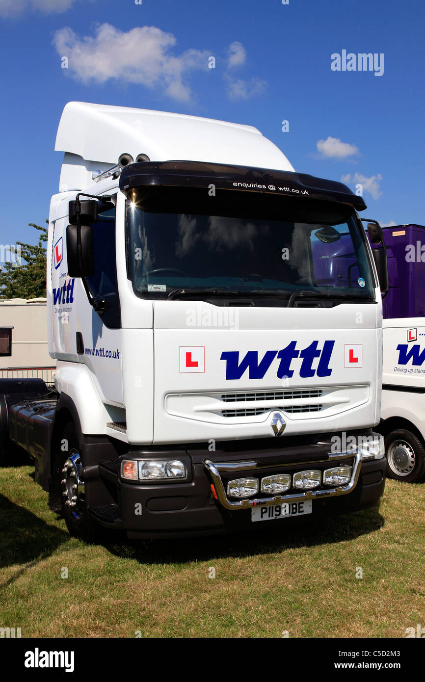 WTTL Driver Training Company vehicle at a Truck show in England Stock ...
