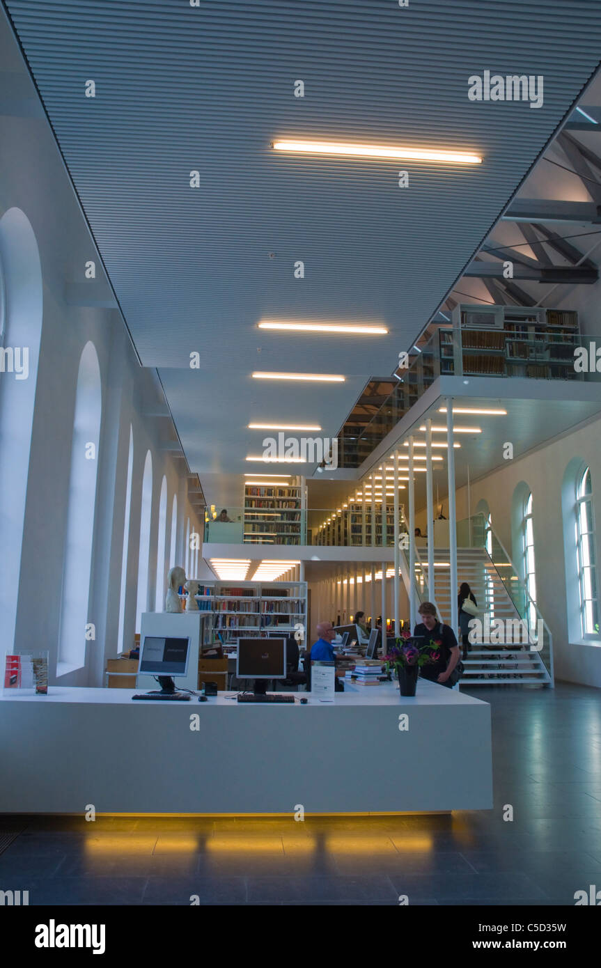University library building interior Universiteitskwartier district ...