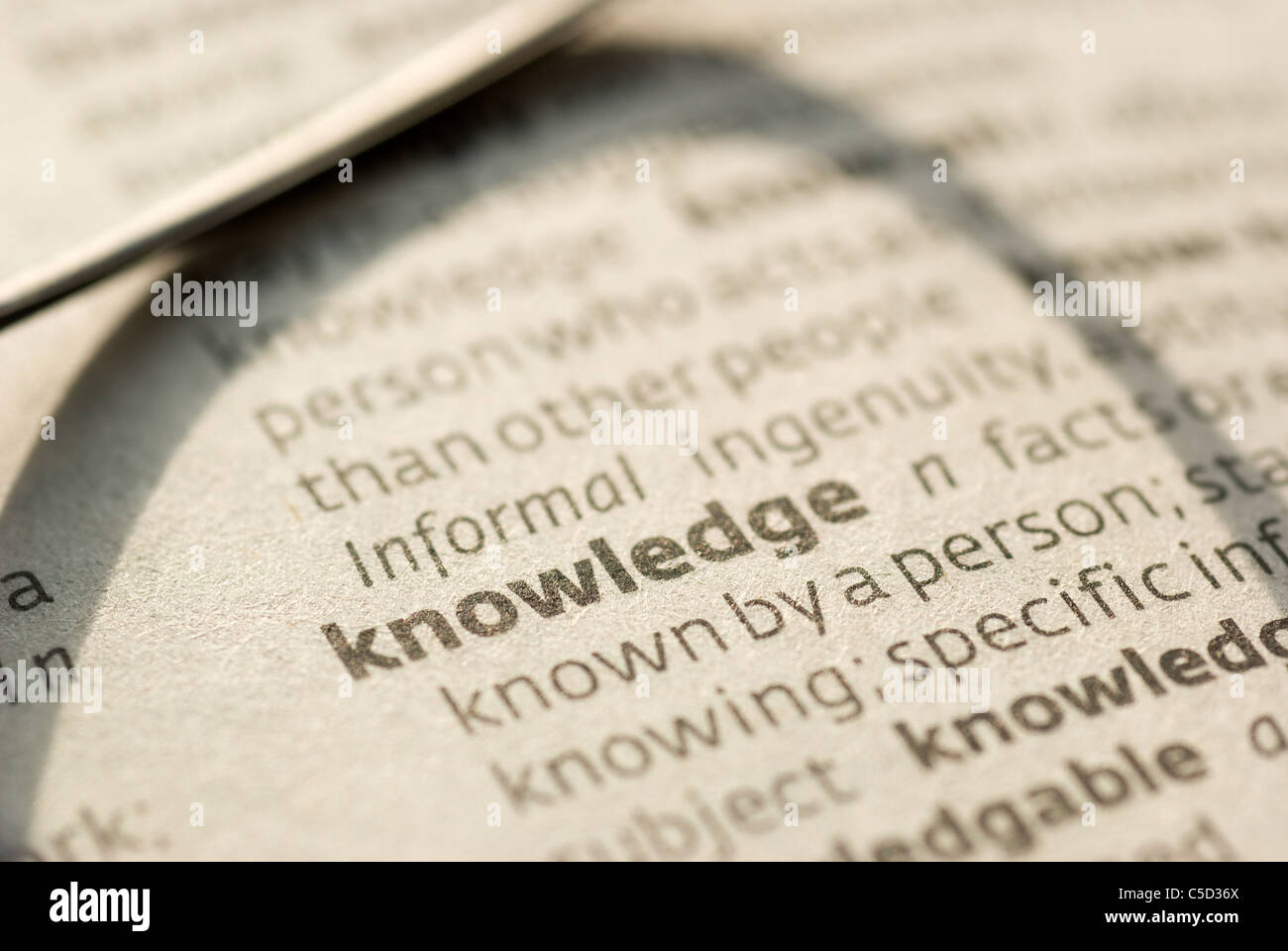 Knowledge word hi-res stock photography and images - Alamy