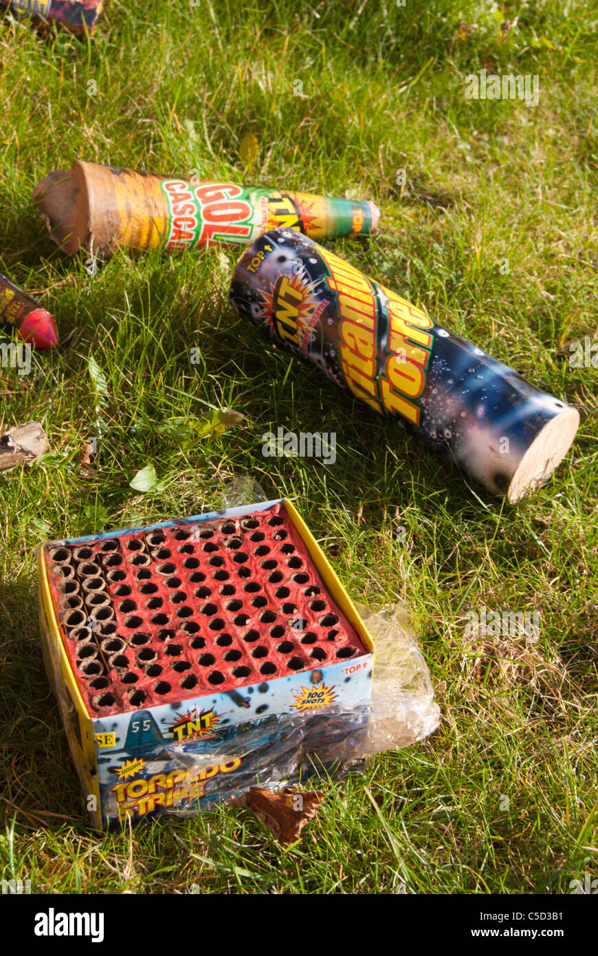 Spent Firework High Resolution Stock Photography and Images - Alamy