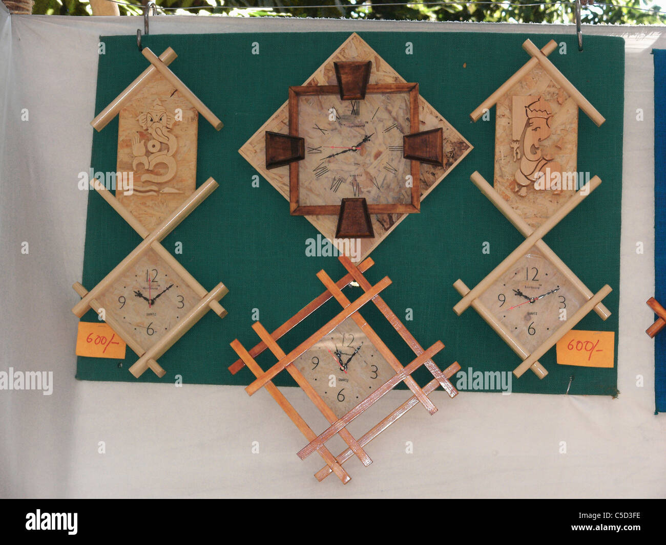 Designed Wall Clocks Stock Photo - Alamy