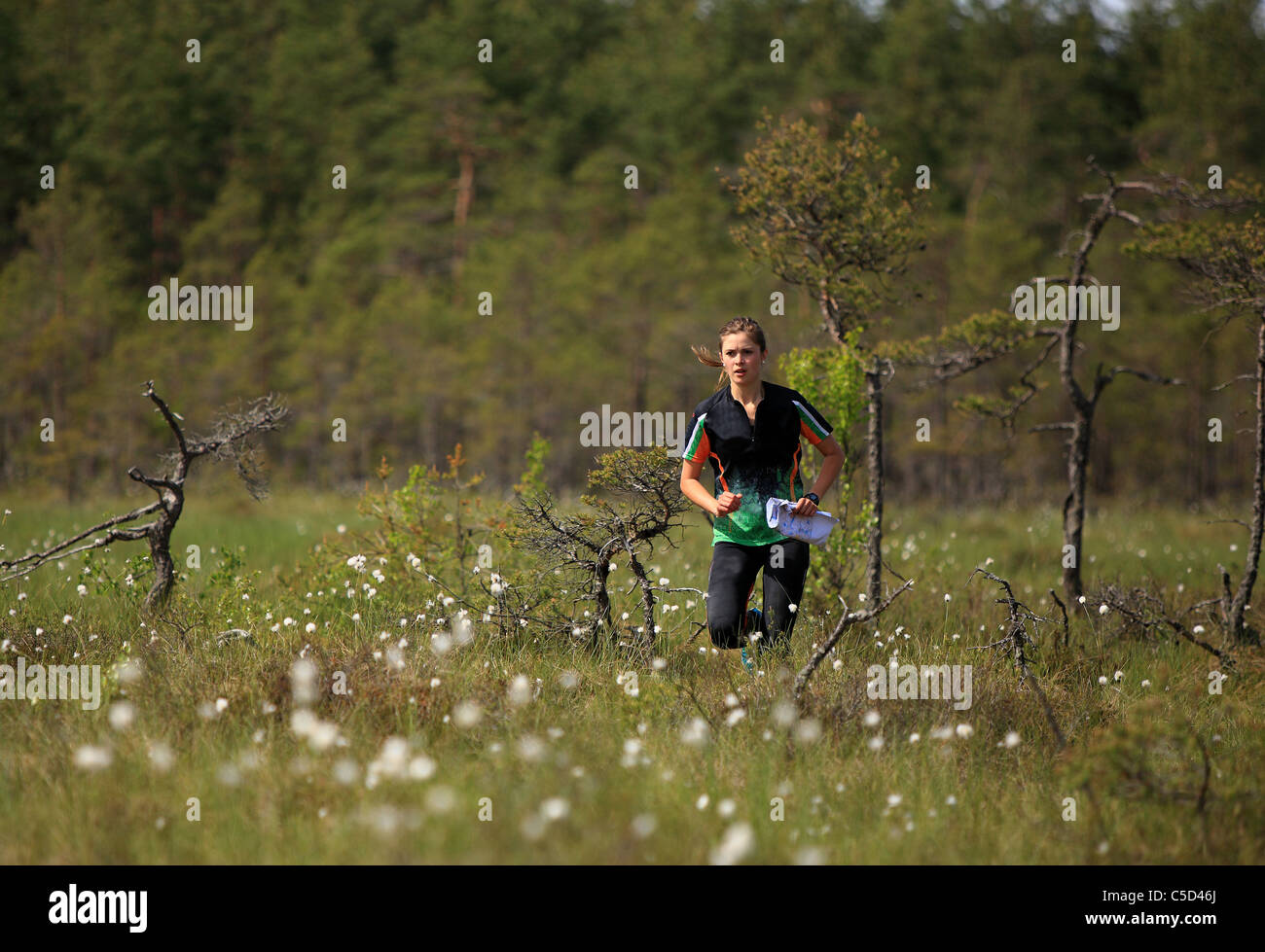 Orienteering teenager hi-res stock photography and images - Alamy