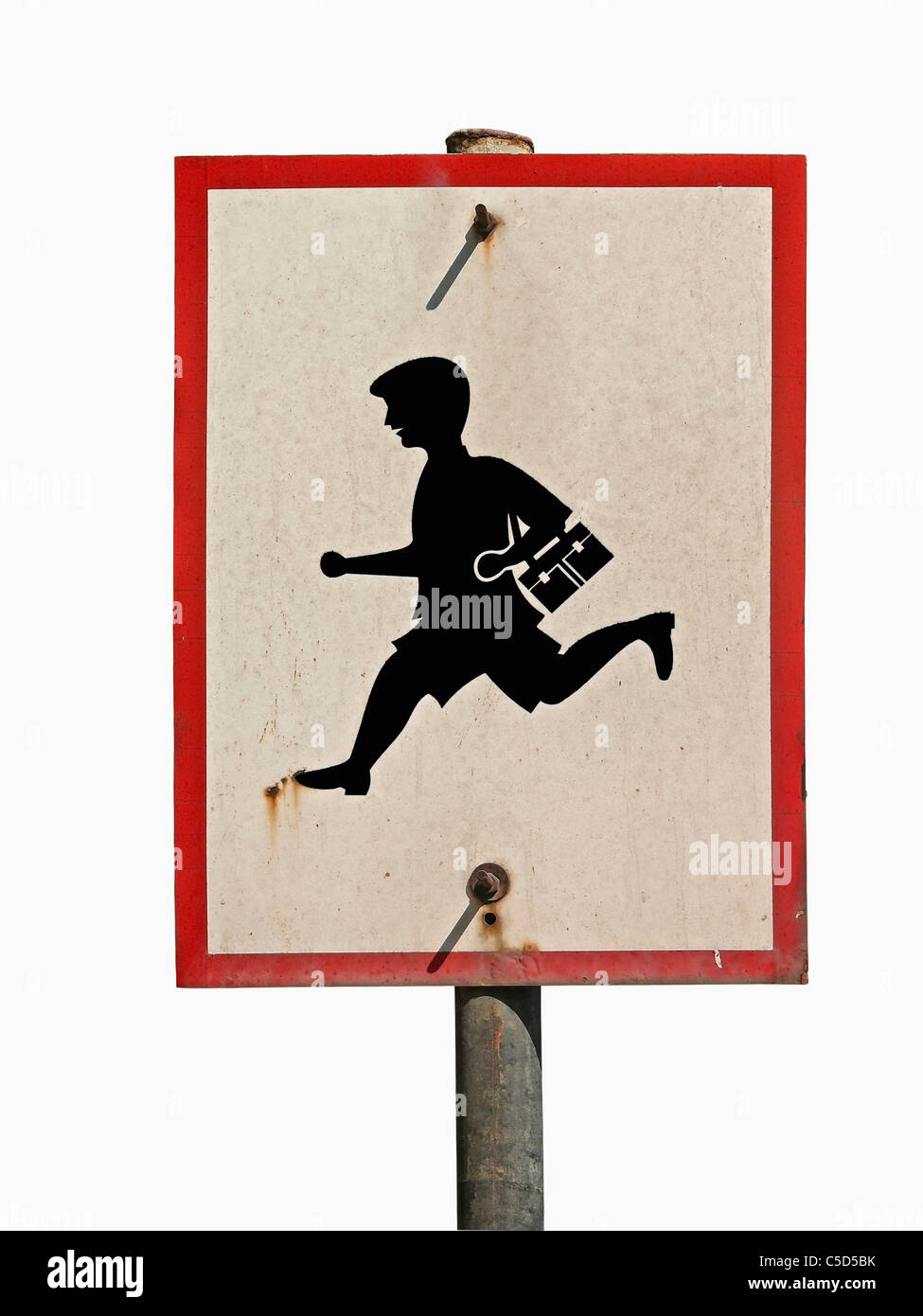 School Ahead Signboard Stock Photo - Alamy