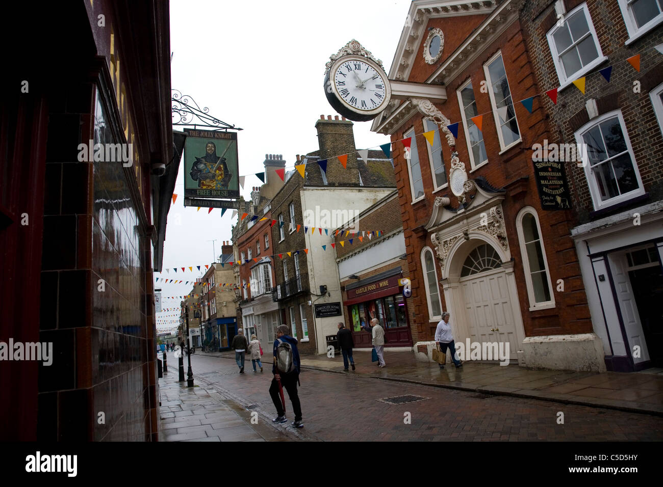 Rochester high Street Stock Photo - Alamy