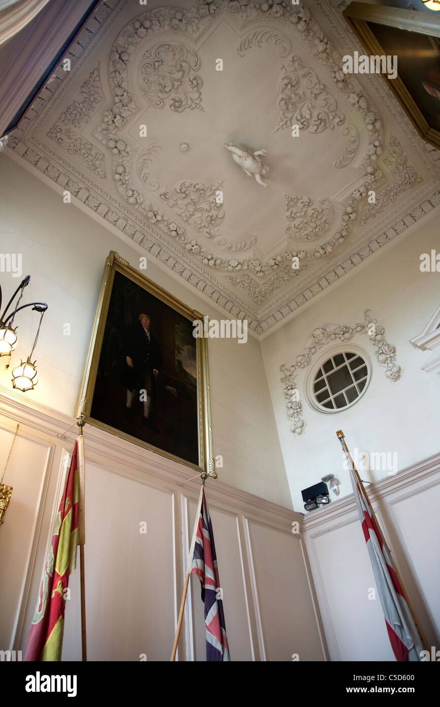 Guildhall Museum in Rochester - the stairwell ceiling Stock Photo - Alamy