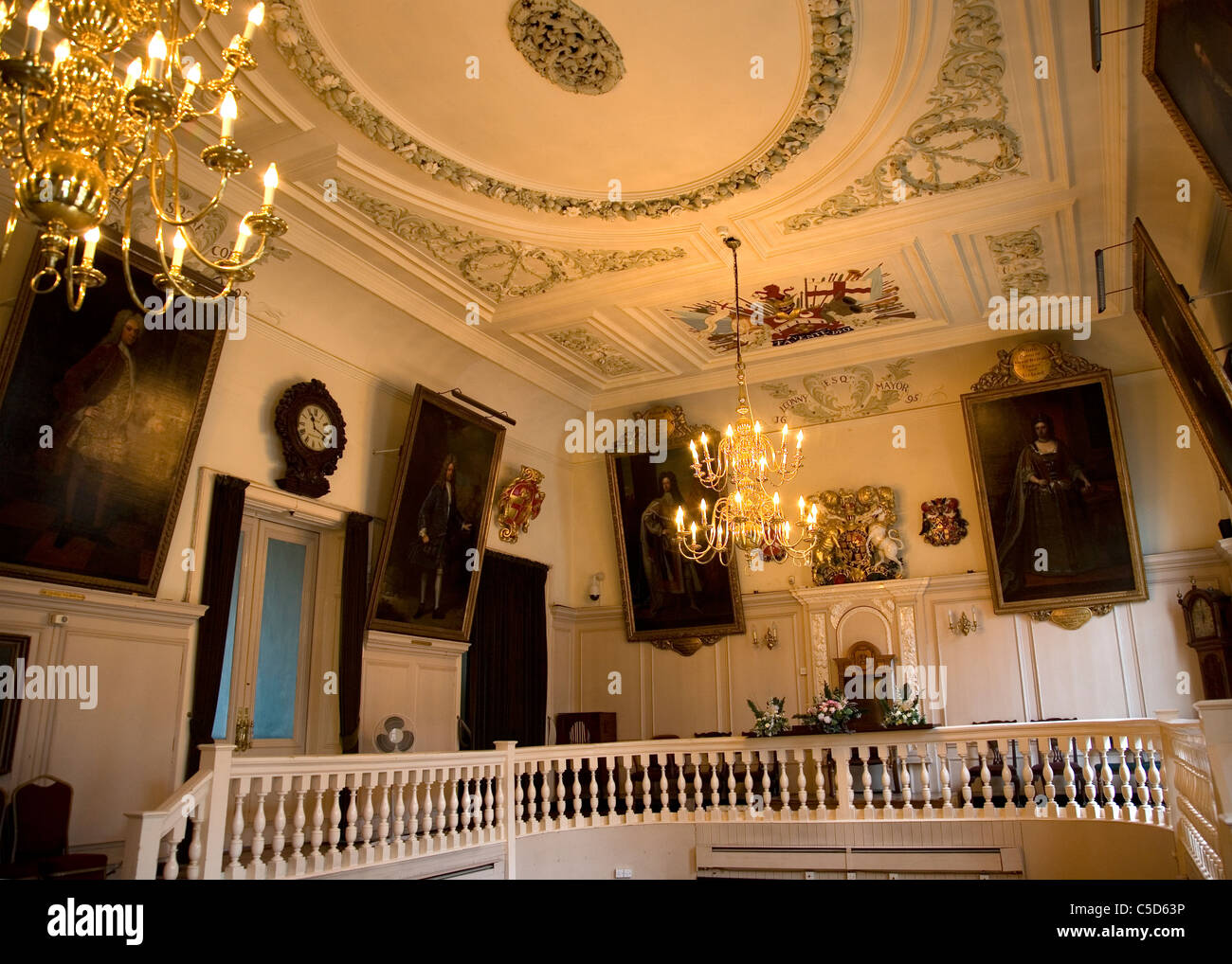 Guildhall Museum in Rochester - the Main Hall Stock Photo - Alamy