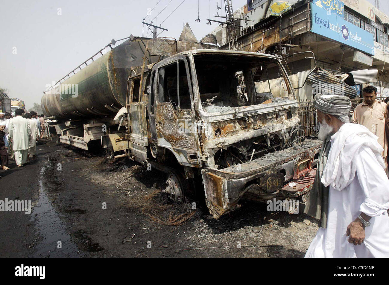 Destroyed tanker hi-res stock photography and images - Alamy
