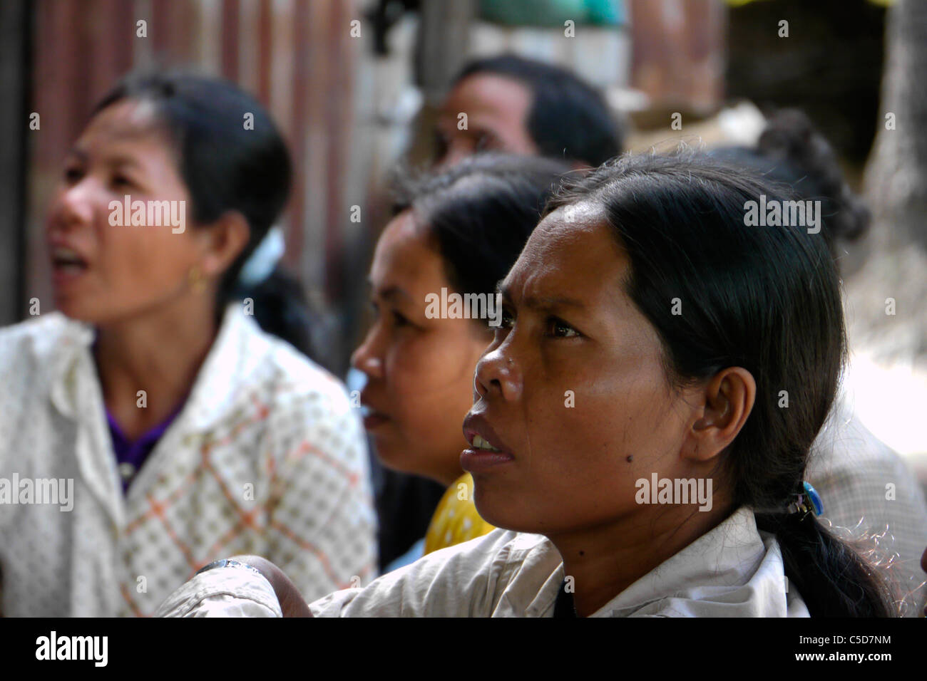 CAMBODIA Group of women Stock Photo - Alamy