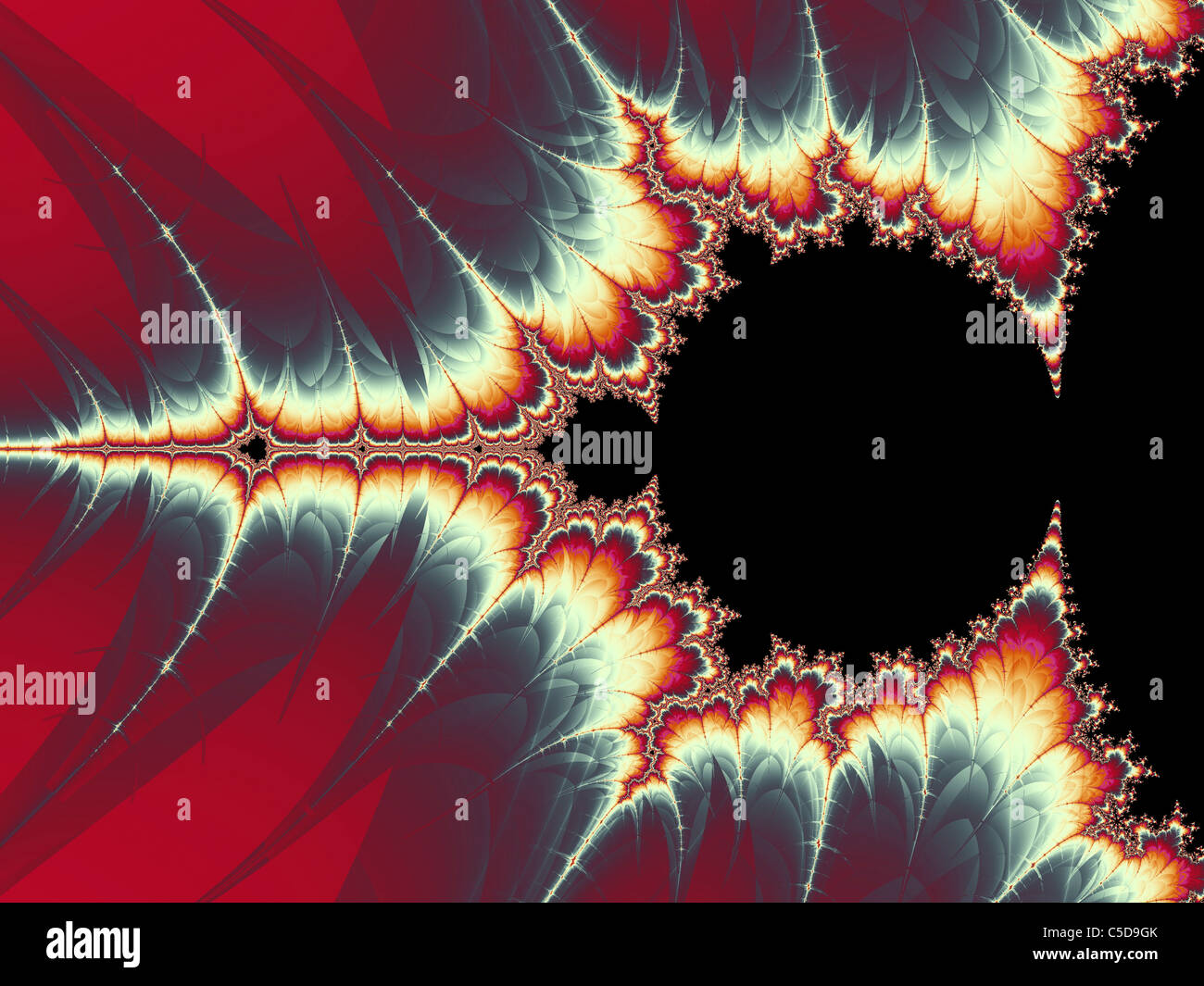A Chaospro Generated Fractal Design Based On the Mandelbrot Set Stock ...