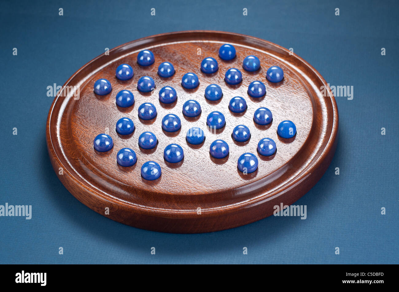 One of several game variations for Marbles Stock Photo - Alamy