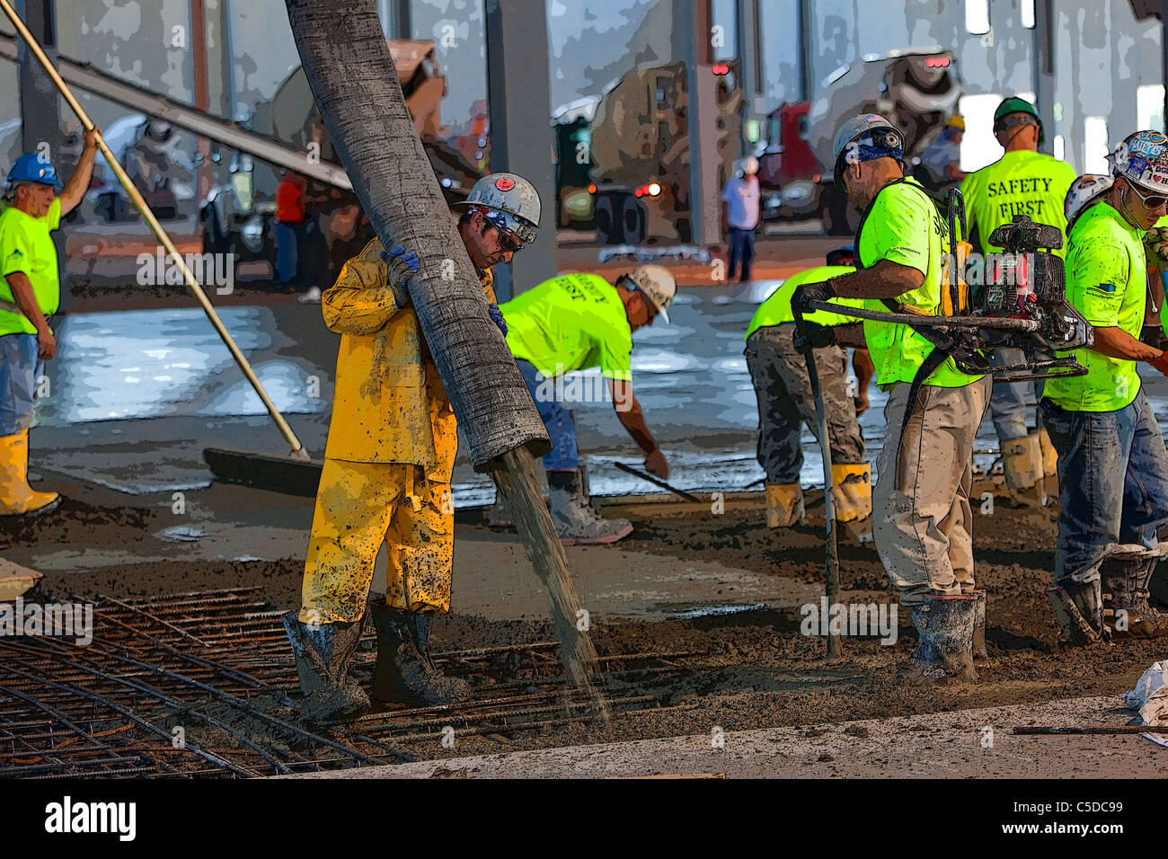 Steel rebar reinforcing concrete hi-res stock photography and images ...