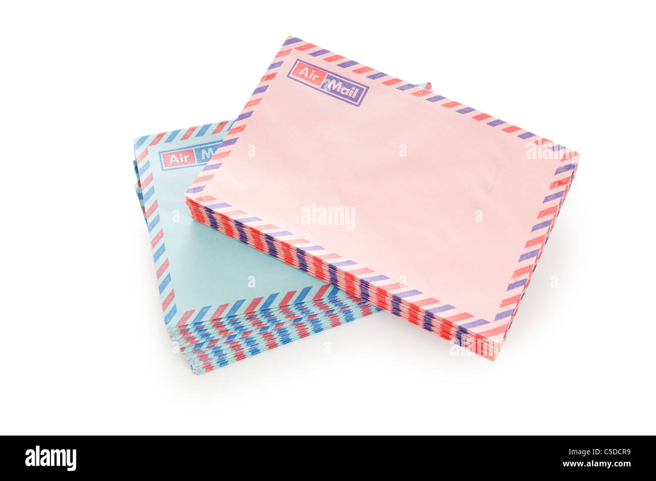 Mail concept with many envelopes on the table Stock Photo - Alamy